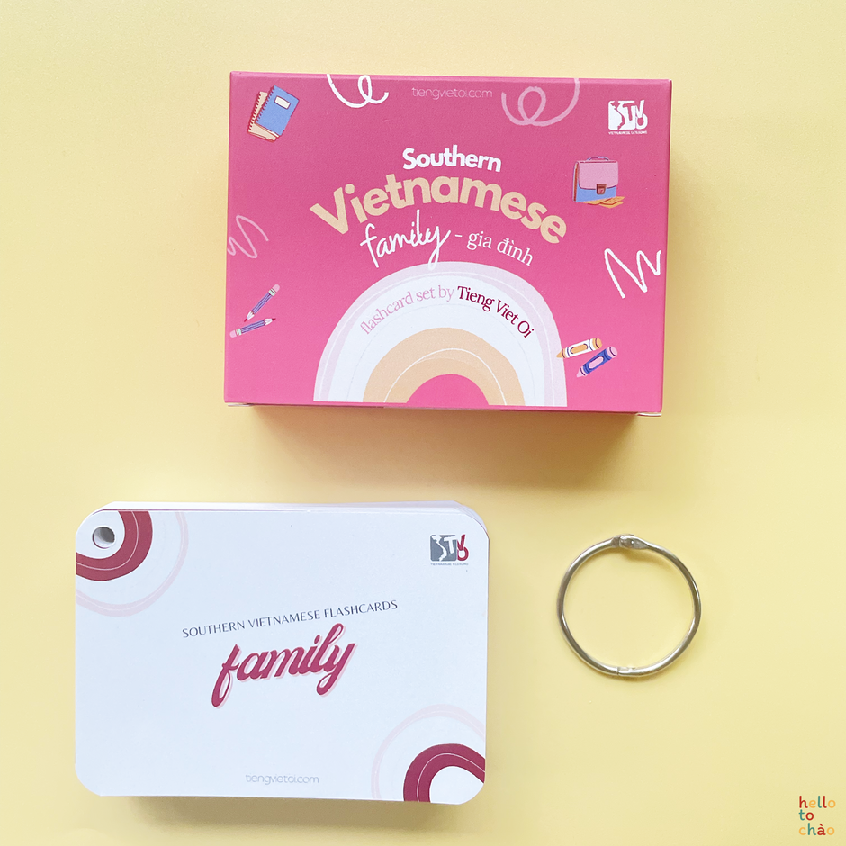 Bilingual Vietnamese Flashcards | Vietnamese learning materials for ...