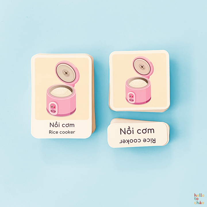 Bilingual Vietnamese Flashcards | Vietnamese learning materials for ...